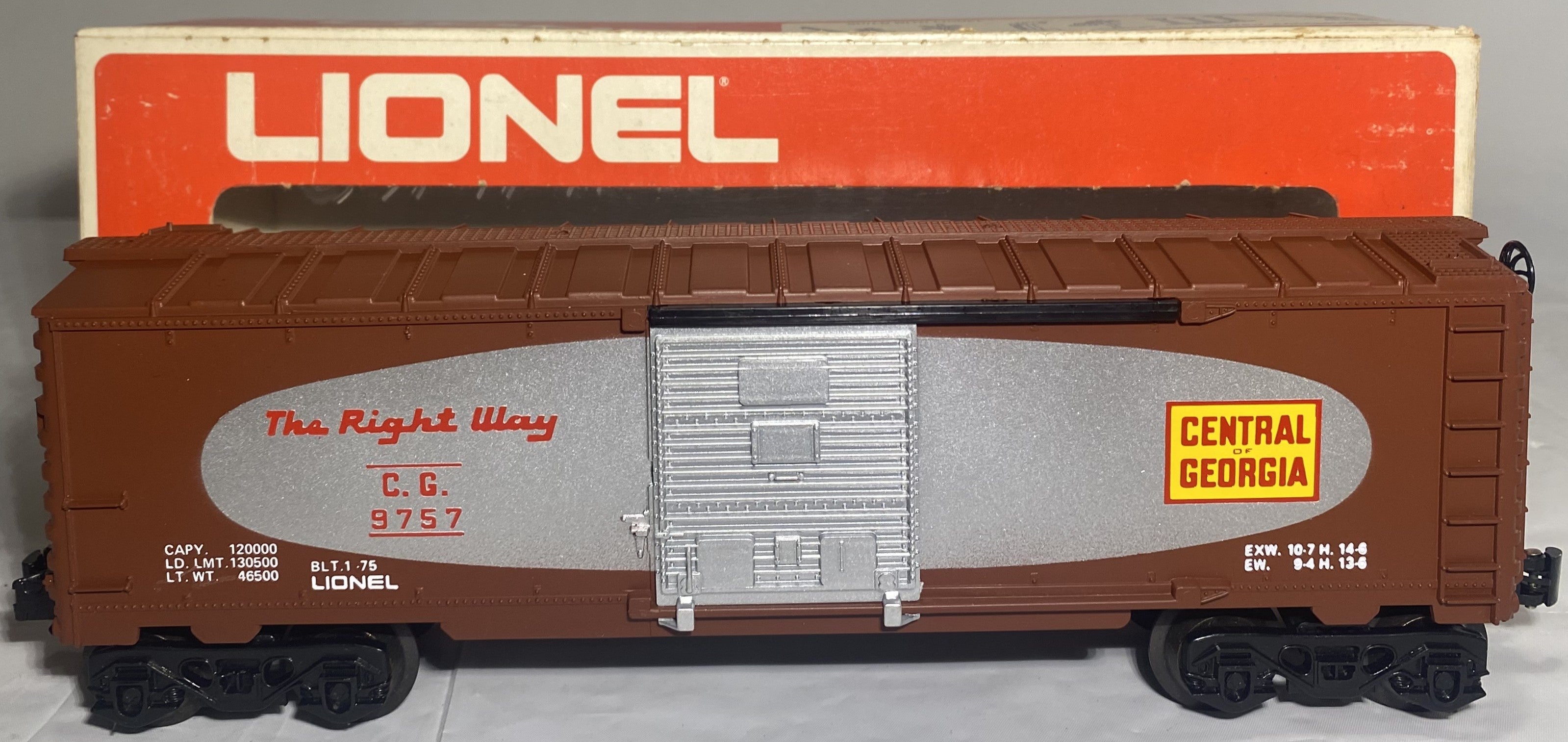 Lionel Modern 6-9757 Central Georgia Box Car – Traintiques