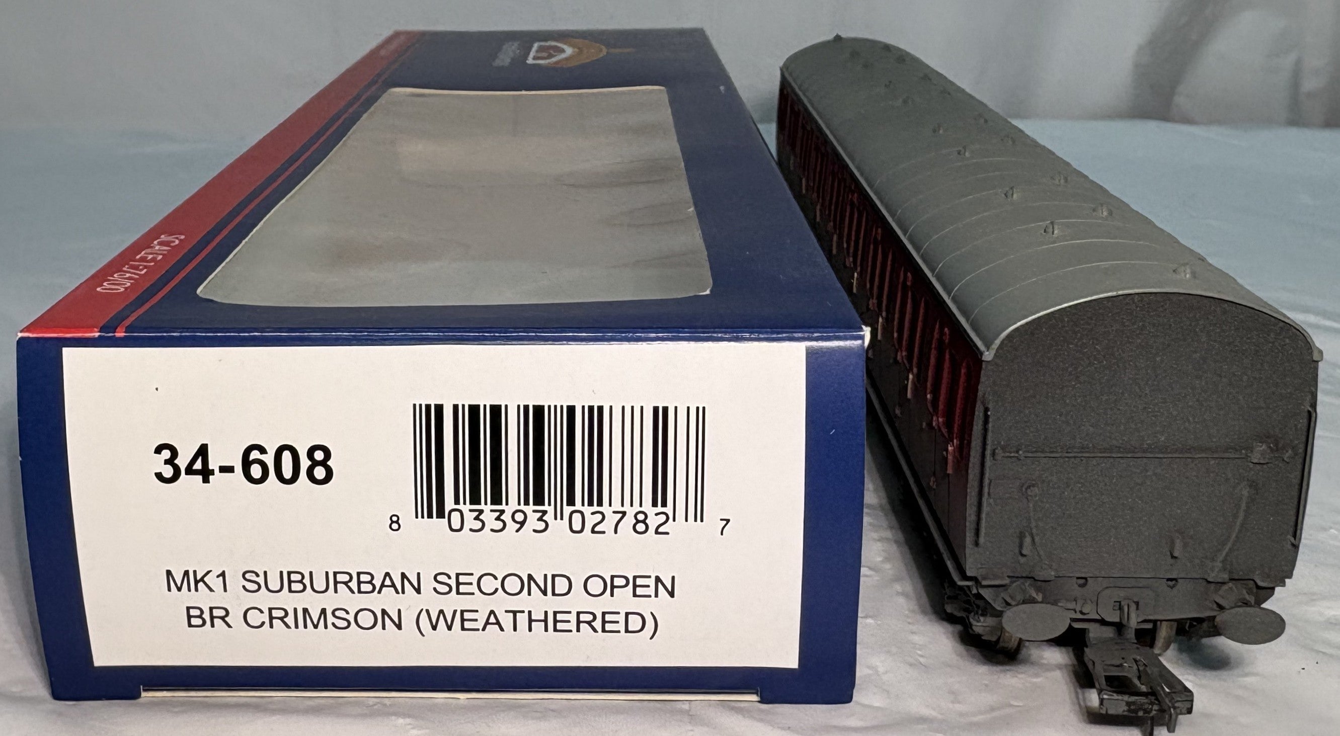 Bachmann Branchline 34-608 Mk1 Suburban 2nd open in BR crimson E48040 ...