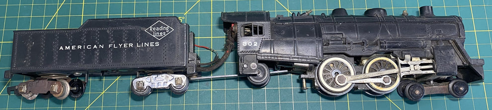 American Flyer 302 Steam Locomotive and Tender – Traintiques